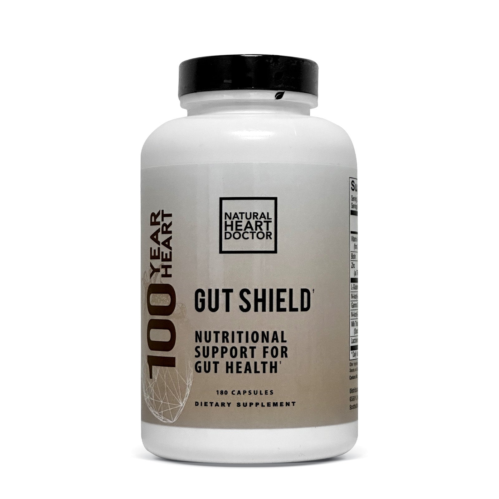 네츄럴 하트 닥터 장누수 것쉴드 장벽 보호 포뮬러 180캡슐 - Natural Heart Doctor Gut Shield 18 ...