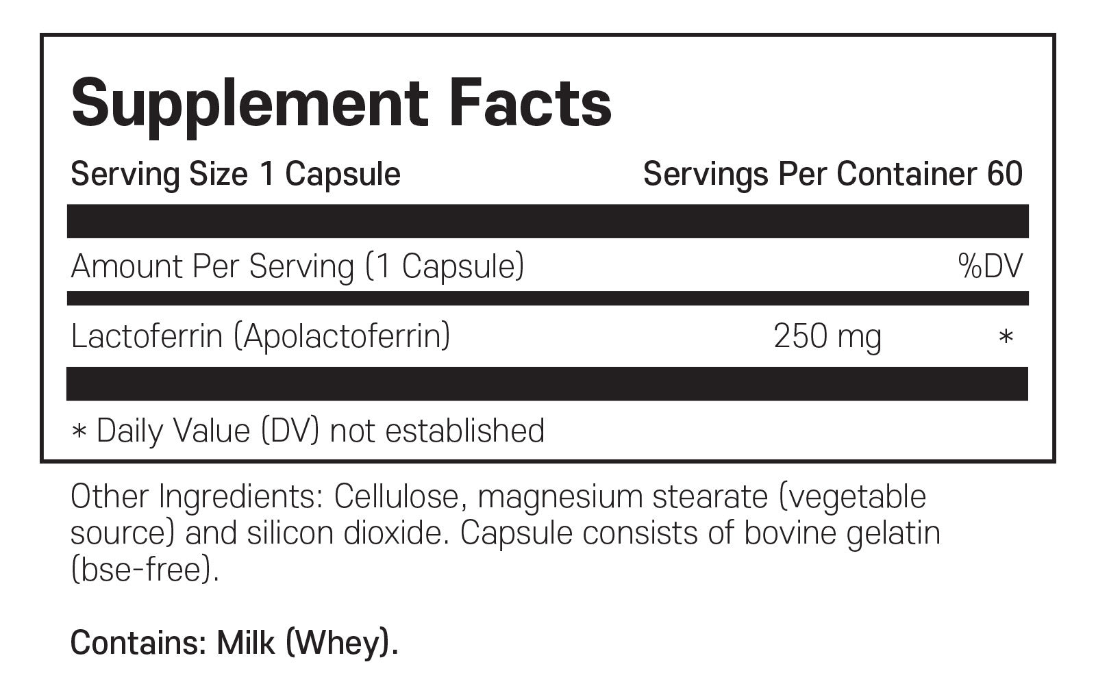 재로우 락토페린 60캡슐 - Jarrow Lactoferrin 60 cap – 닥터조 스토어